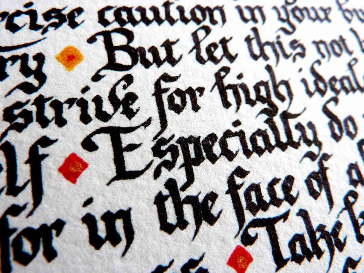 My Services - Calligraphy Arts UK