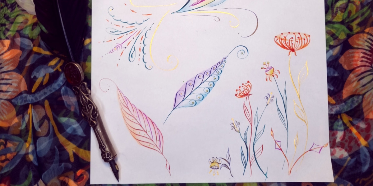 Fun Calligraphy Flourishes Class - Online (22-02-2025) - Calligraphy ...